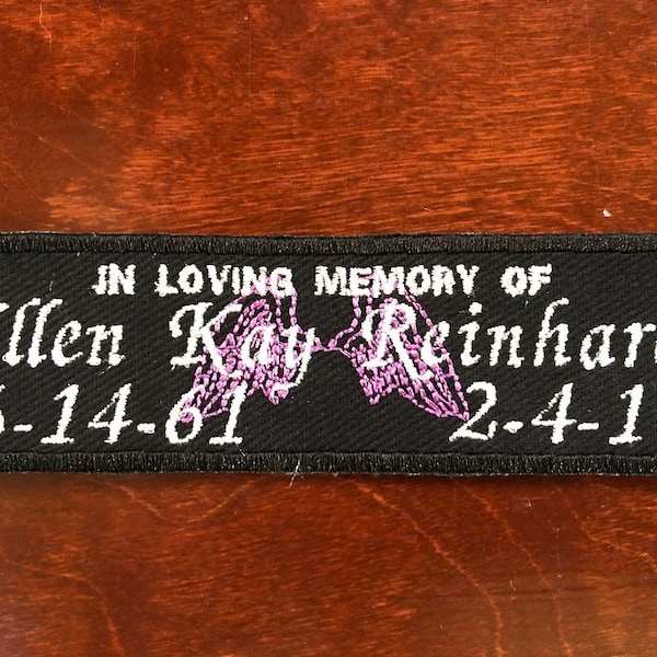Biker Memorial Patch - Etsy