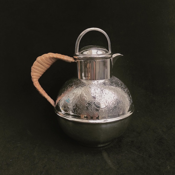 Wicker Pitcher - Etsy