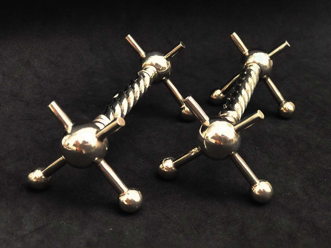 Antique Silver Plated Knife Rests - English Table Cutlery Holders - Set ...