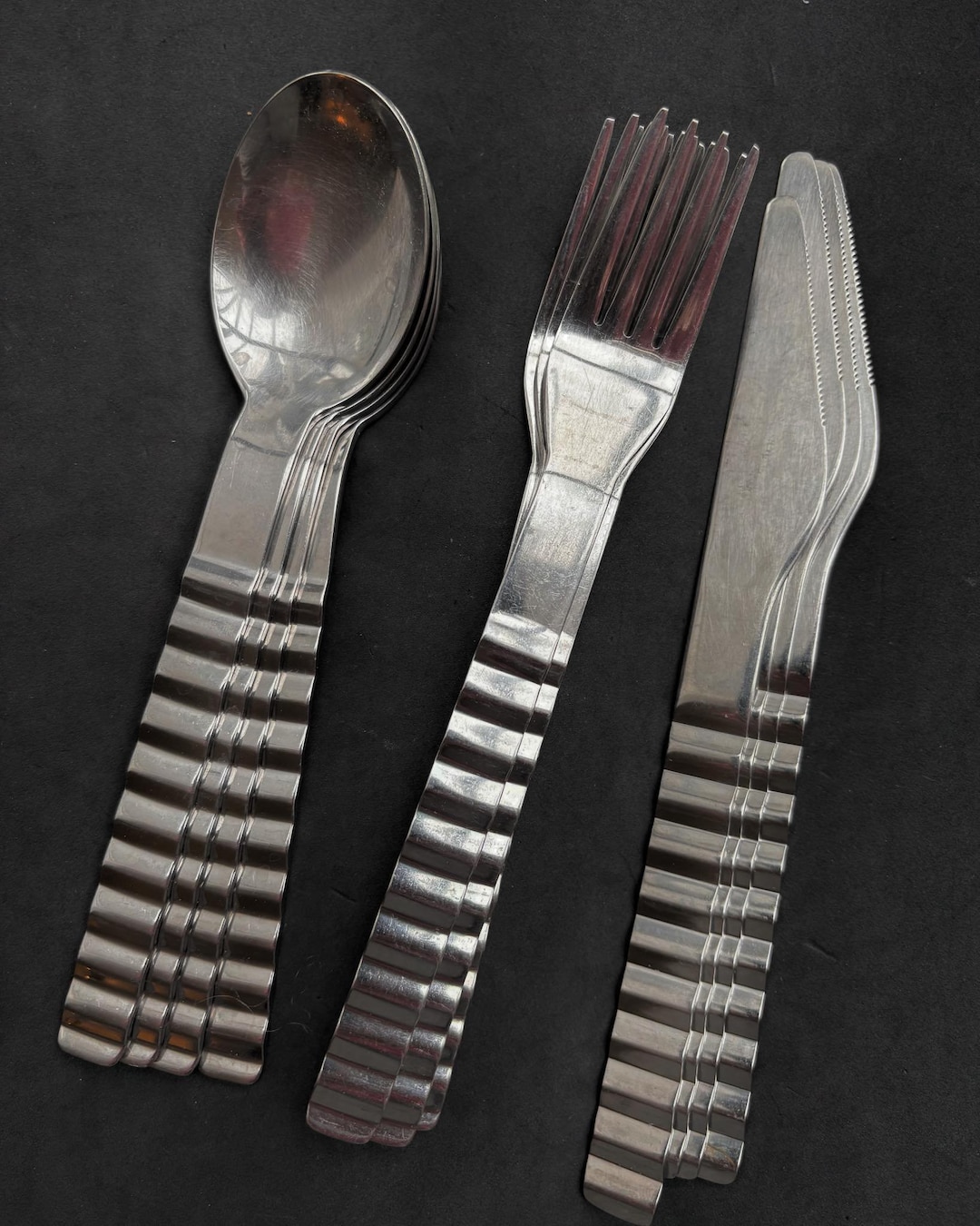 Ikea Vintage Reträtt Zigzag Design Cutlery Ikea IKE1 Flatware Wavy ...