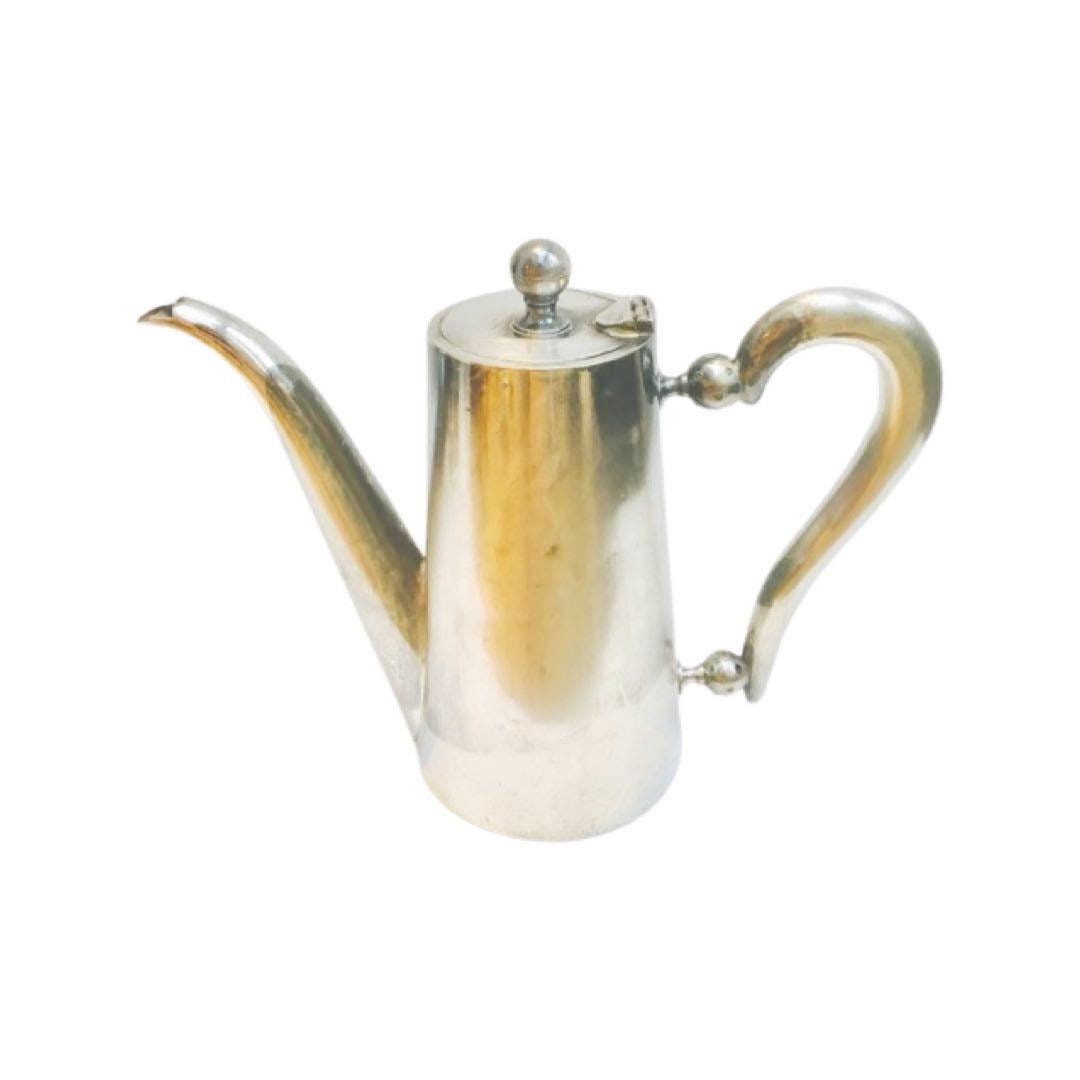Vintage Silver Plated Coffee Pot: Mid-century Modern Hotel Silverware ...