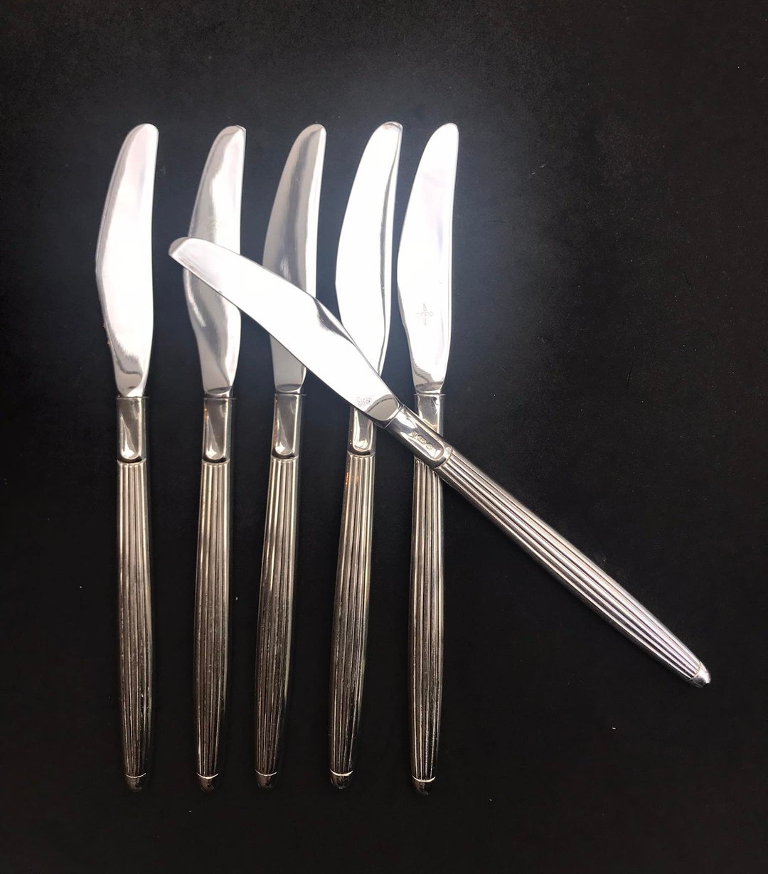 Gero Excellence Silver Plated Fruit Knives, Set of 6, Dutch Design - Etsy