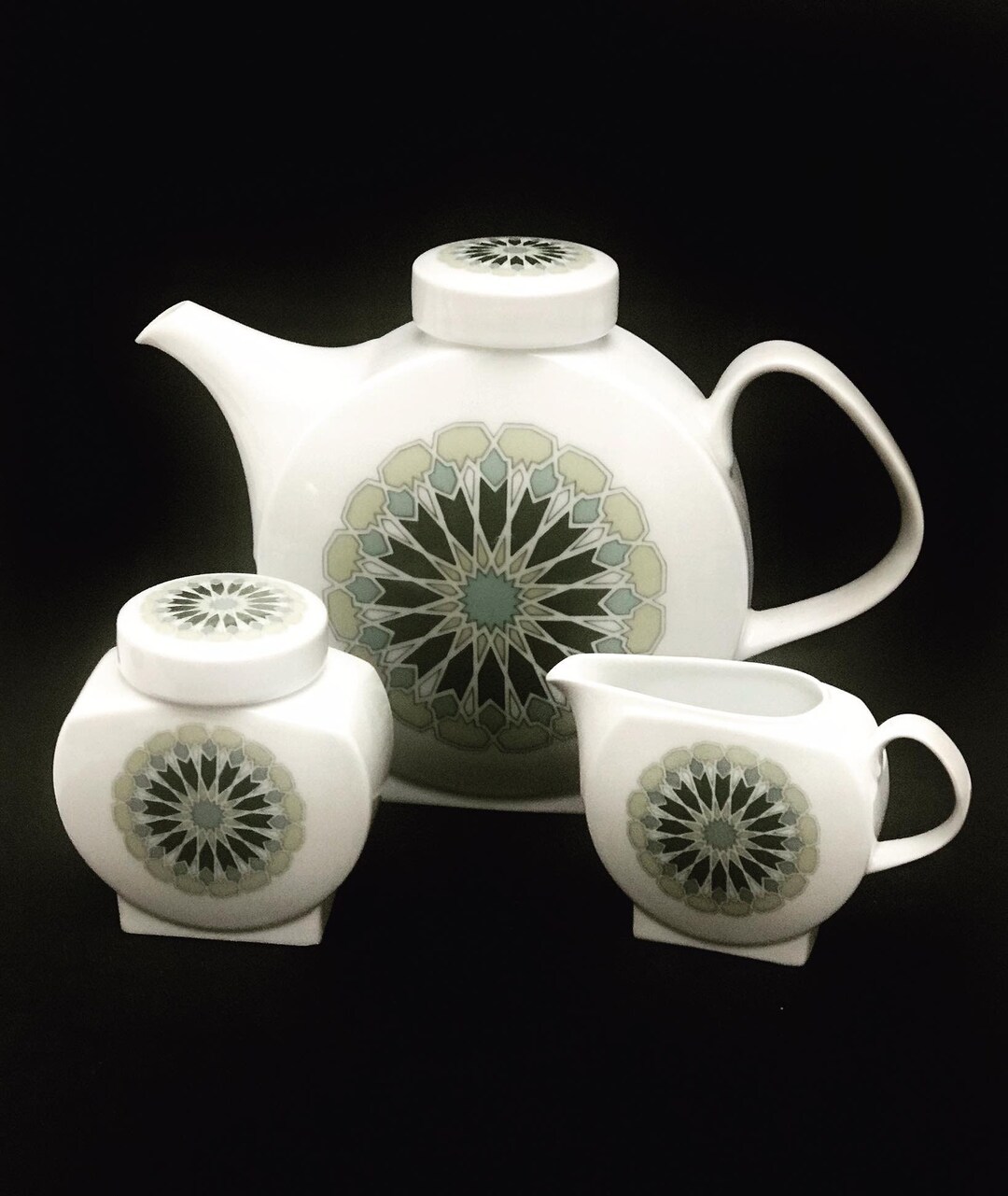 Vintage Melitta Budapest Tea Set: Art Deco Bauhaus Style Porcelain - Etsy