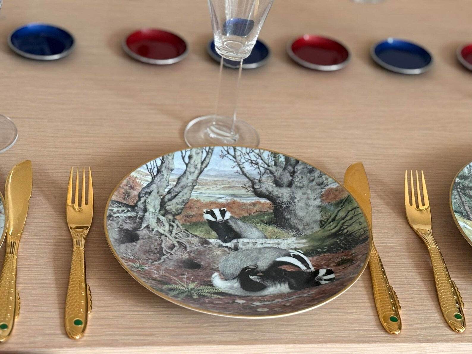 Gense Nobel Fish Flatware Set: Gold Plated Seafood Cutlery, Gunnar ...