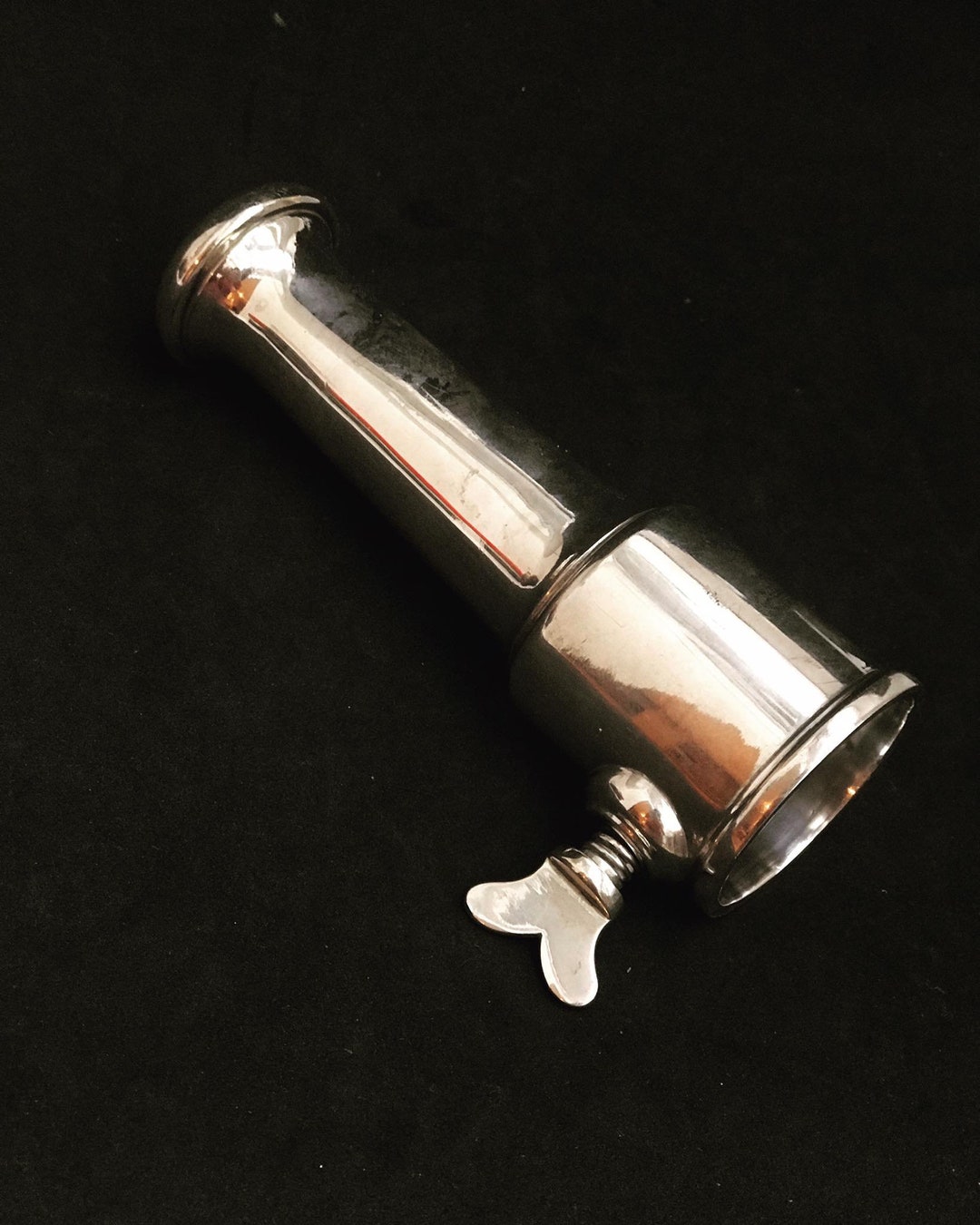 Antique Silver Plated Ham Bone Clamp: English Sunday Roast Lamb Shank ...