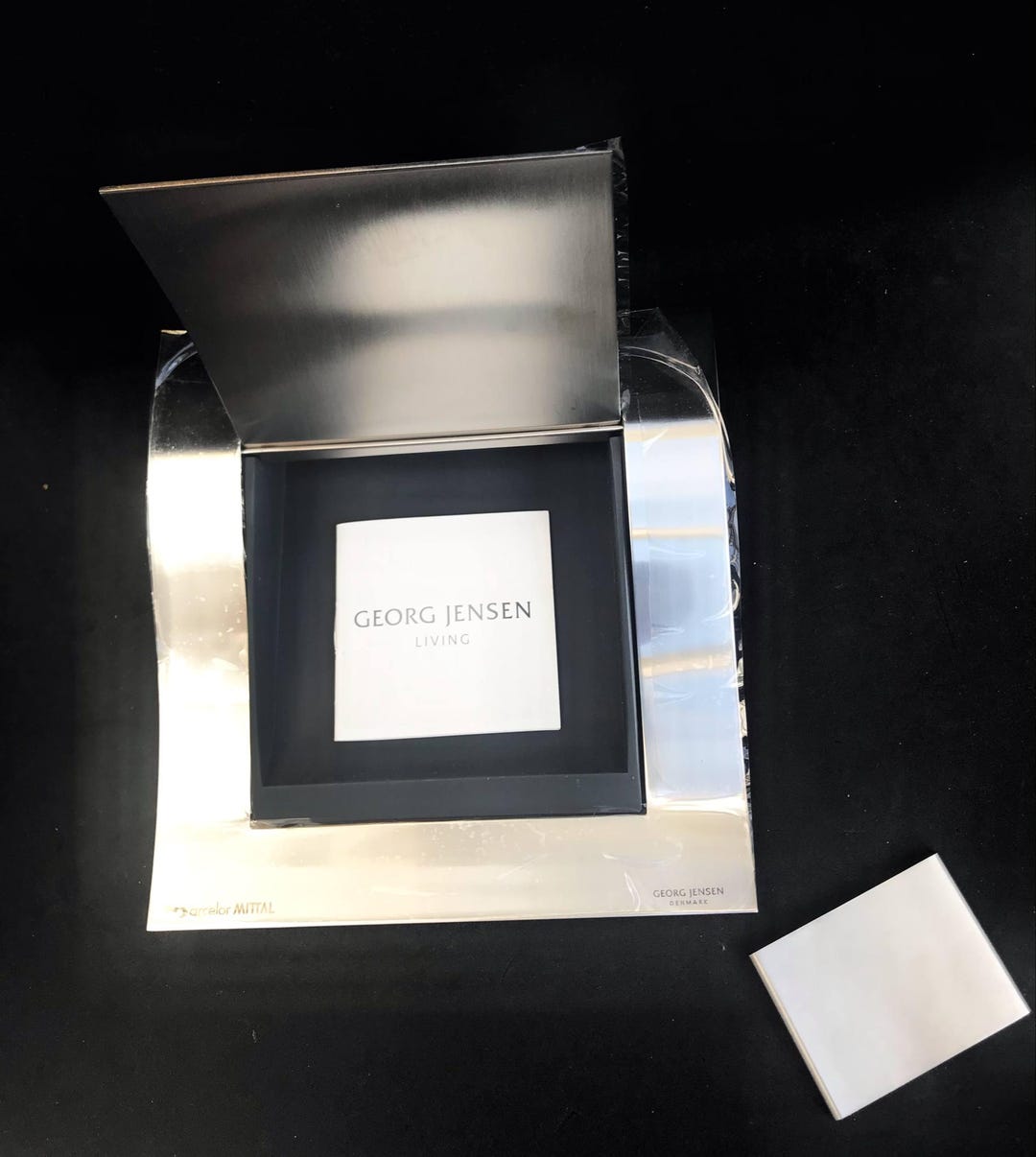 Georg Jensen Wave Series Desk Catch All Box: Modernist Scandinavian ...