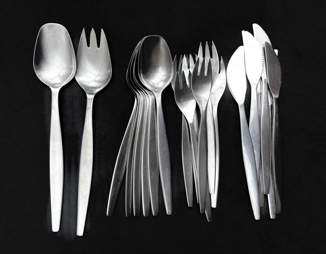 Gense Focus Flatware Retro Cutlery Sweden Satin Design Scandinavian ...