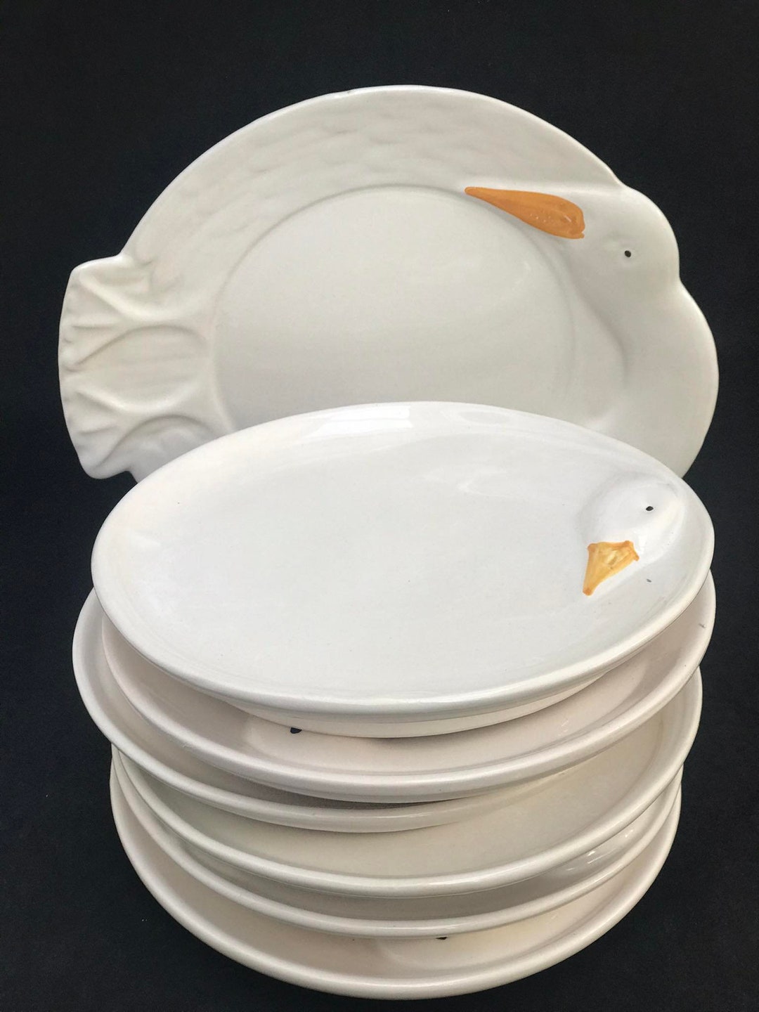 Foie Gras Plates Service Goose Duck-shaped Foie Gras Dish Serving Tray ...