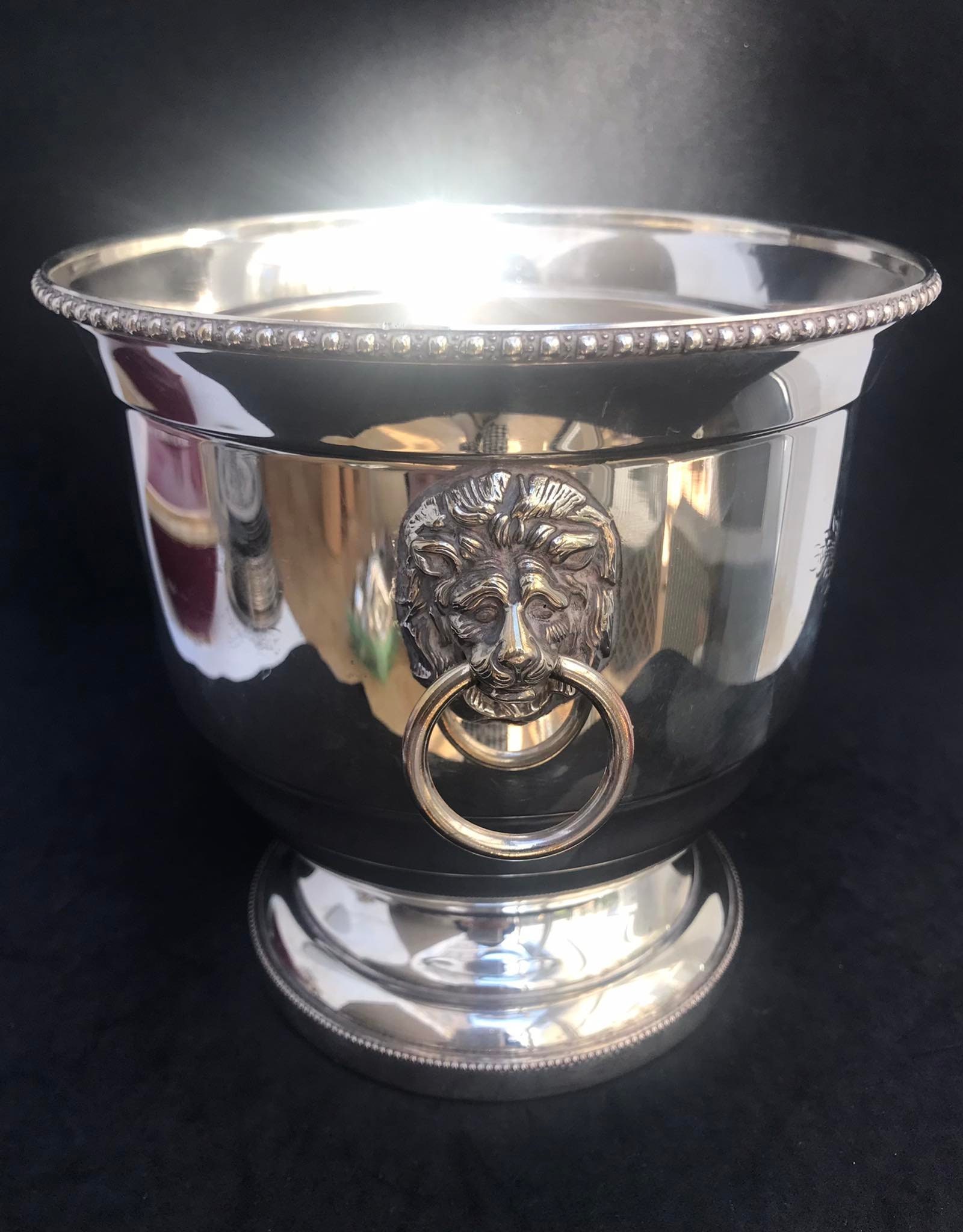 Candles & Holders Home Décor Candleholders Vintage Silver Lion Head ...