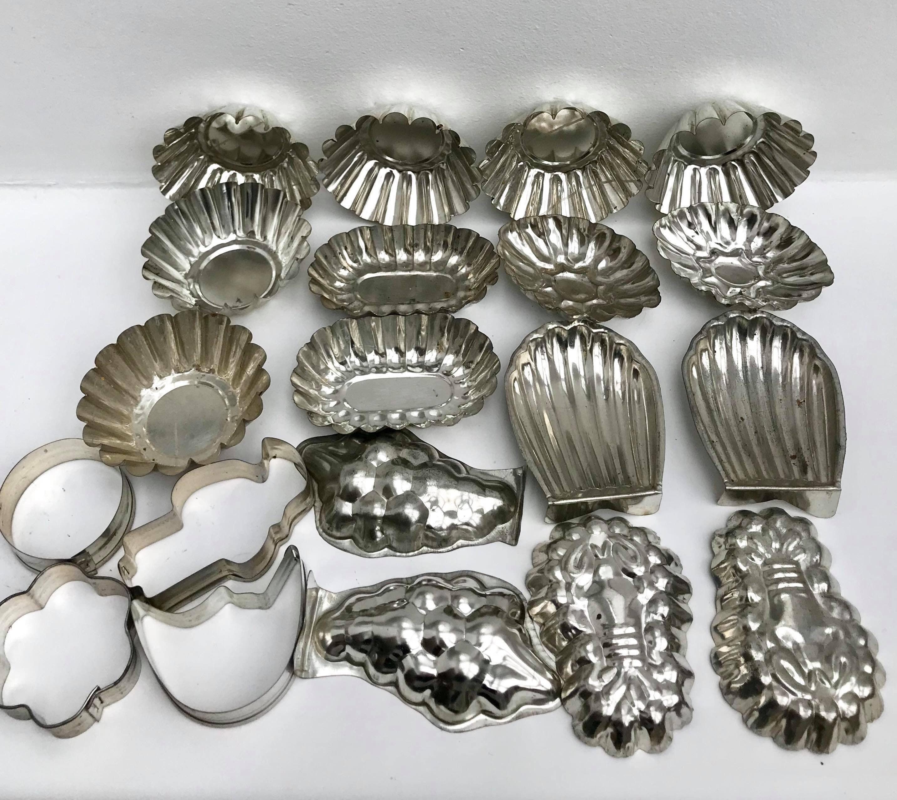 Pans Cake Pans Vintage Metal Baking Molds Aluminum Cooking Tools ...