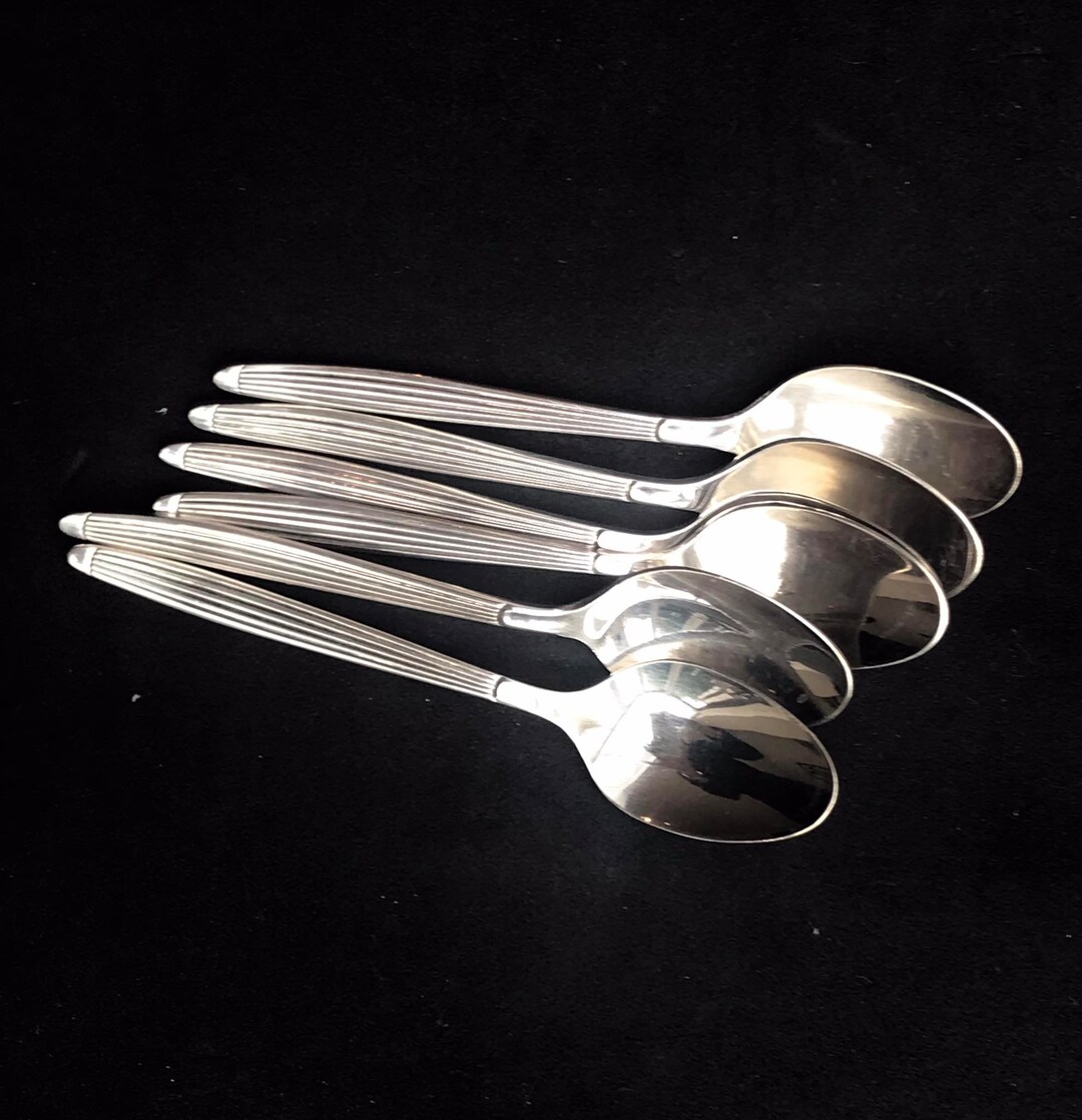 Gero Excellence Silver Plated Expresso Spoons - Set of 6 - Etsy