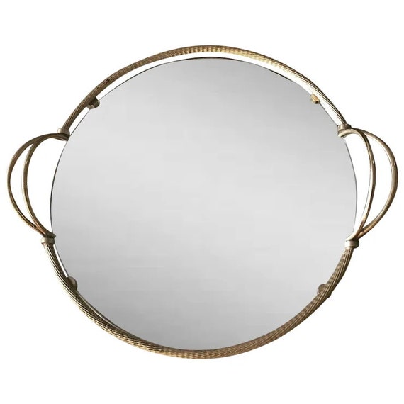Mirrored tabletop tray store