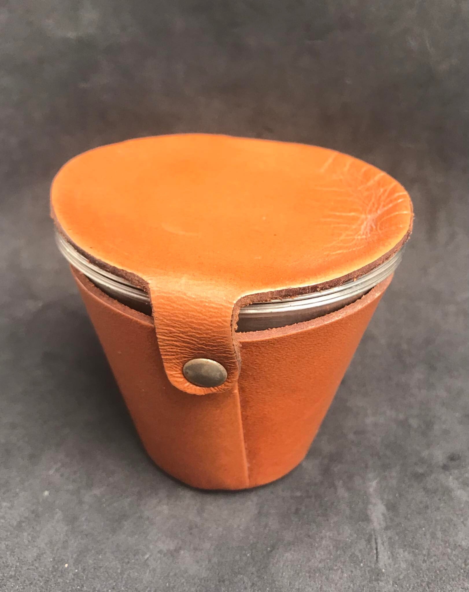 Mid-century Ria Stirrup Cup Set: Stainless Steel Travel Beakers With ...
