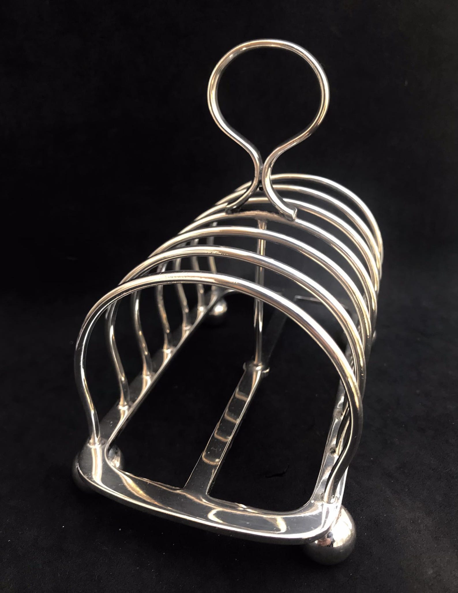Victorian Silver Plated Toast Rack: Walker and Hall, English Brunch ...