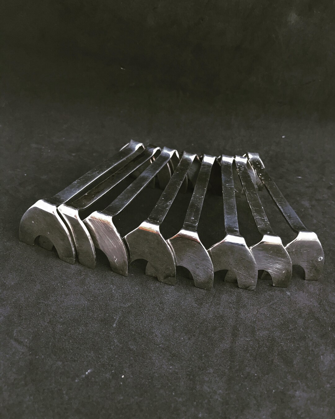 Art Deco Table Knife Rest Set 8 French Chop Stick Rests French ...