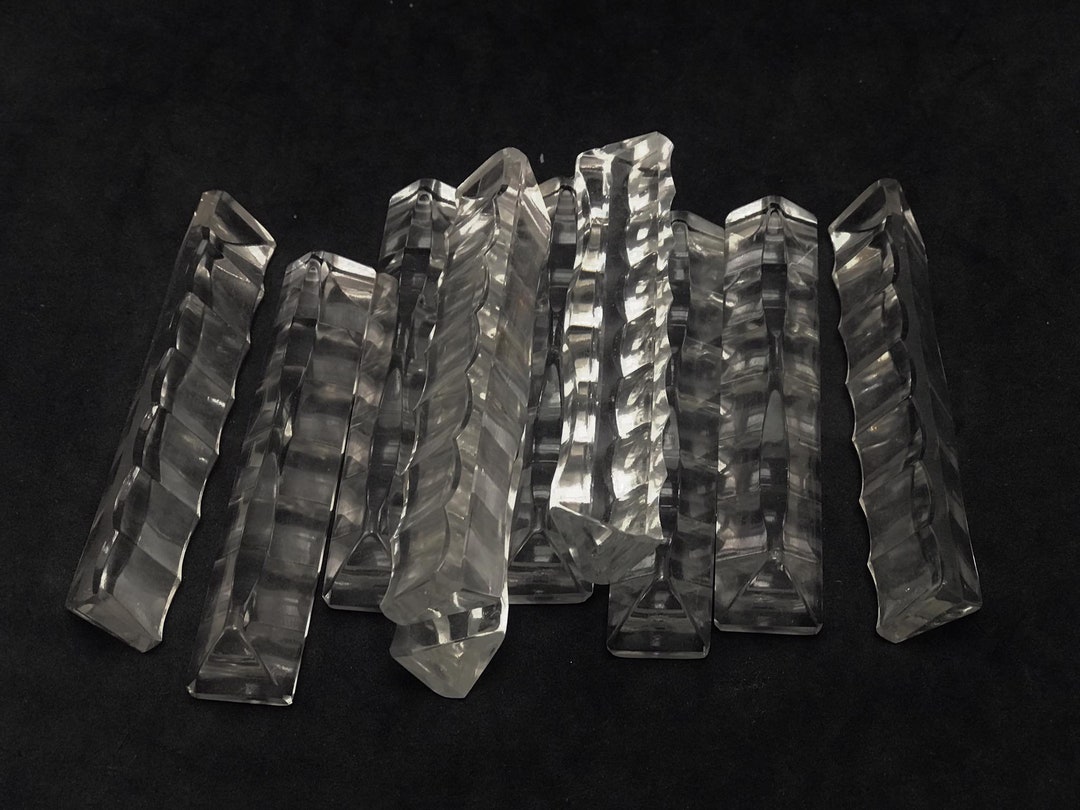 Knife Rest Crystal Cutlery Rest Set 10 Retro Table Knife Holders ...