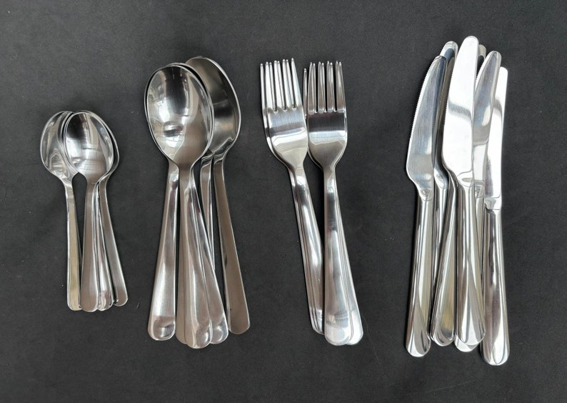 Vintage Ikea Dragon Stainless Steel Flatware Set: 90s Modern Cutlery - Etsy