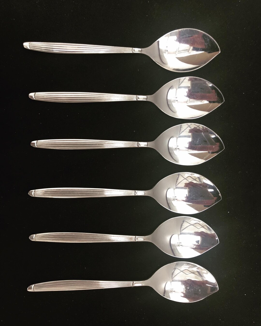 Gero Excellence Silver Plated Ice Cream Spoons, Set of 6, Dick Simonis ...