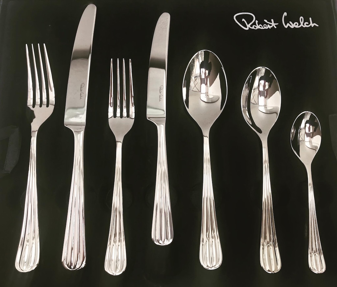 Flatware Set 56 Pieces Set of Cutlery Robert Welch Palm Stainless Steel ...