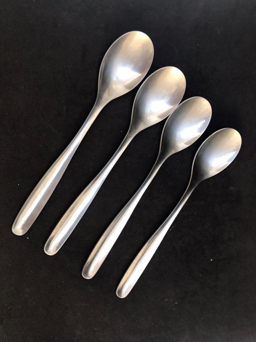 Vintage Hackman Finland Soup Spoons - Scandinavian Stainless Steel ...