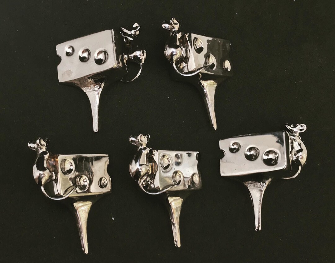 Vintage Cheese Picks Vintage Silver Plated Cheese 5 Markers French ...