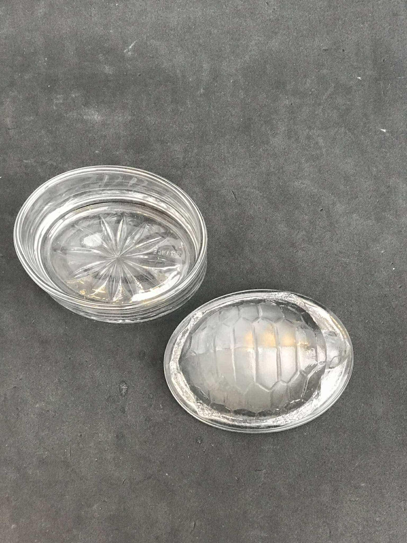 Vintage Luminarc France Glass Turtle Box: Vanity Decor, Ring Dish - Etsy