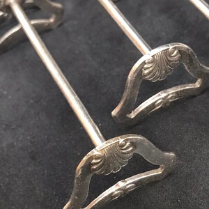 Knife Rests Antiques Set 10 Silver Plated 1930s Vintage Silver Plated ...