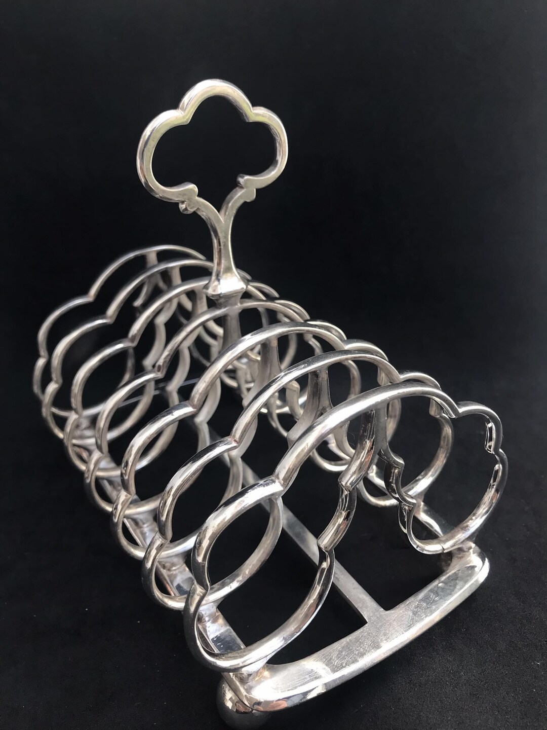 Antique Silver Plated Toast Rack: English Cottage Breakfast Decor - Etsy