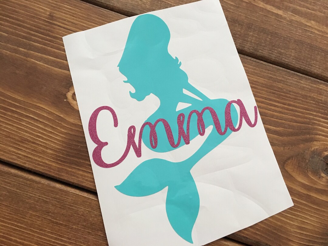 Mermaid Decal Mermaid Vinyl Decal Mermaid Back to School Boho Boho ...