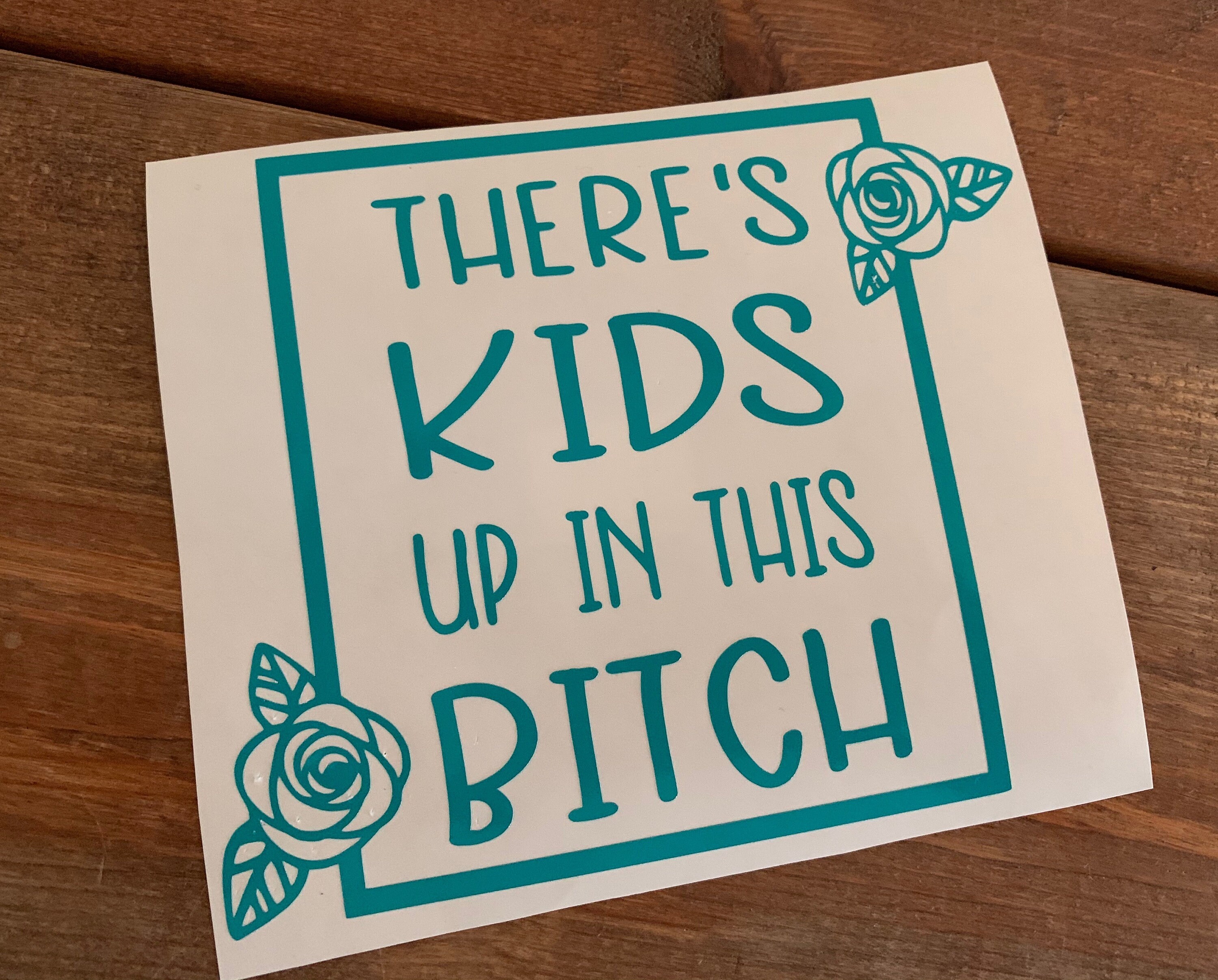 Kids on Board Decal Mom Vinyl Decal Mom Life Decal Funny Mom - Etsy