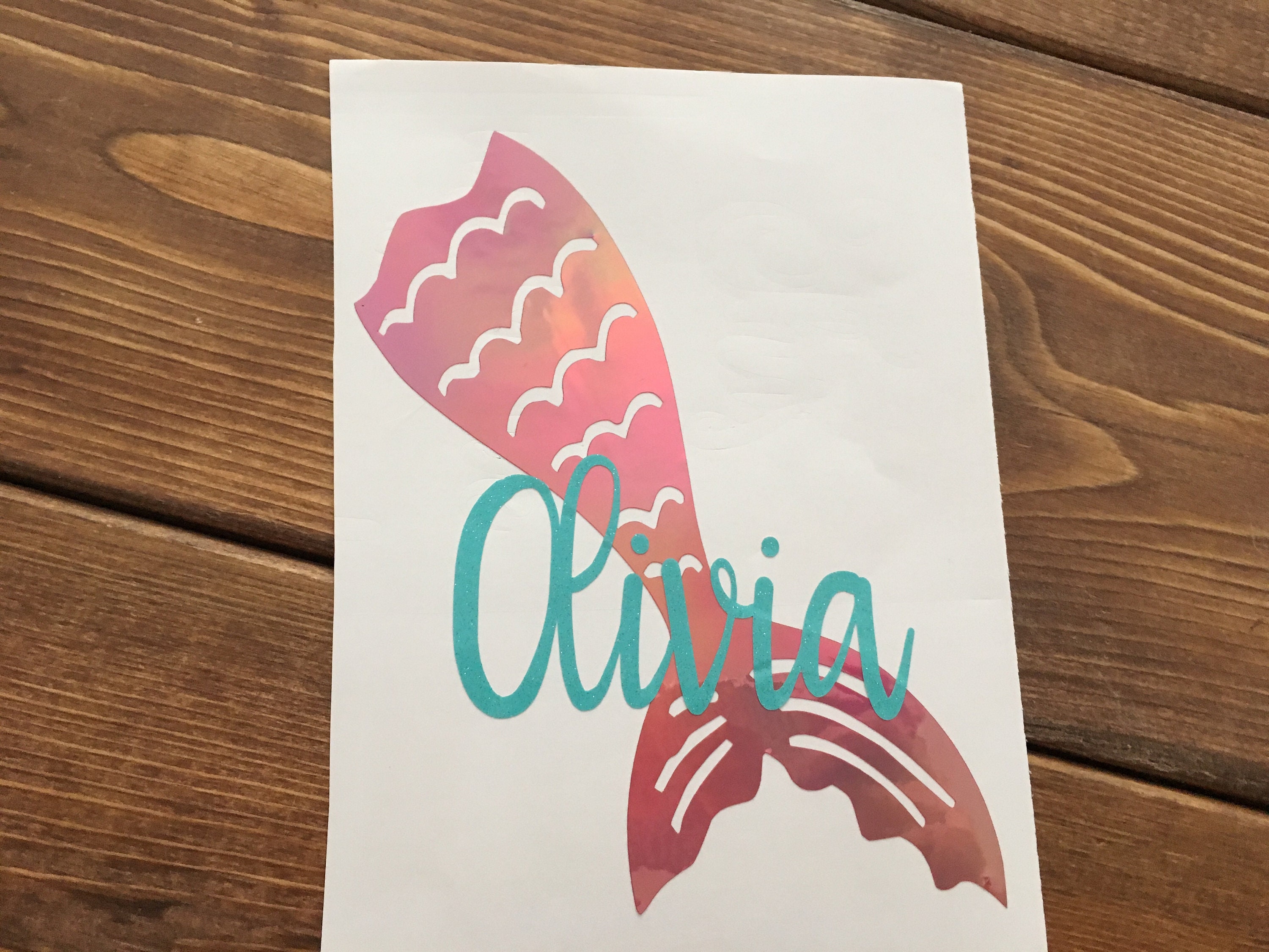 Mermaid Decal Mermaid Vinyl Decal Mermaid Back to School Boho - Etsy