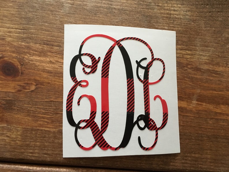 Buffalo Plaid Decal Flannel and Fizz Decal Plaid Laptop | Etsy