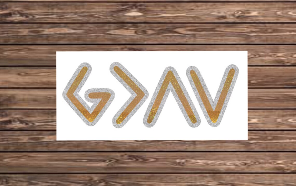 Vinyl Decal Christian Decal God Decal Christian Car Decal - Etsy