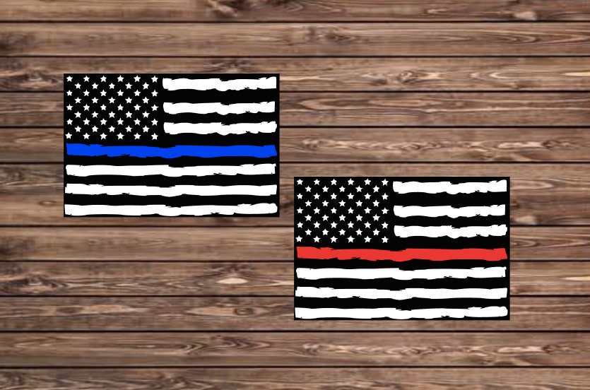 Thin Blue Line Decal Police Decal Blue Lives Matter Blue Line | Etsy