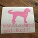I Kissed A Dood Decal Dood Mom Decal Dood Dad Decal - Etsy