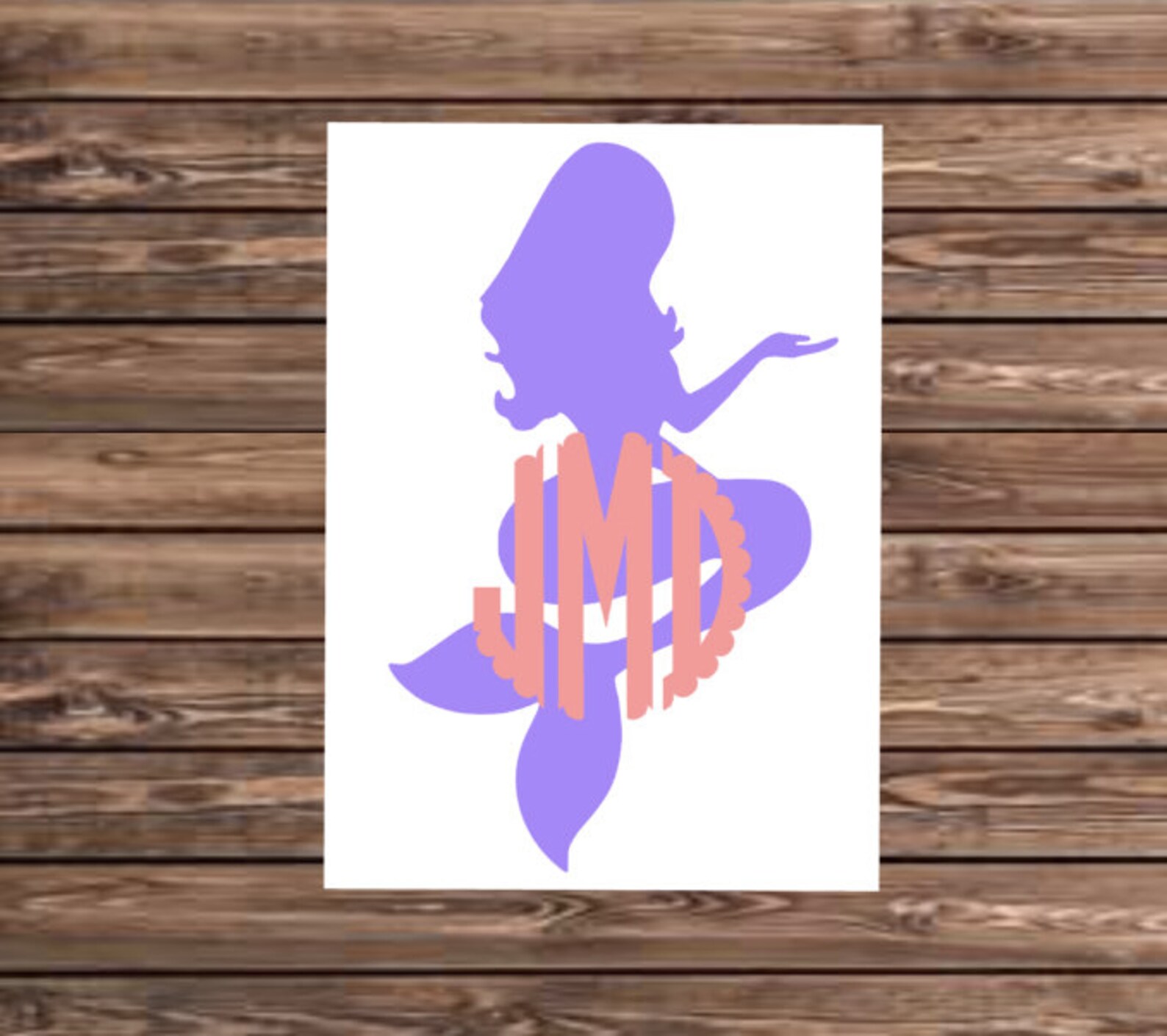 Mermaid Decal Mermaid Vinyl Decal Mermaid Back to School Boho | Etsy