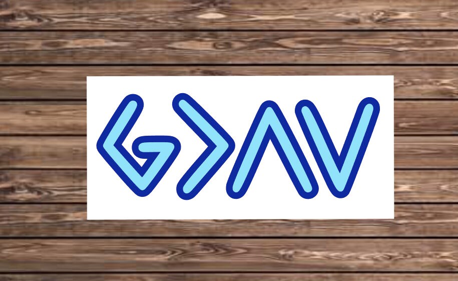 Vinyl Decal Christian Decal God Decal Christian Car Decal - Etsy