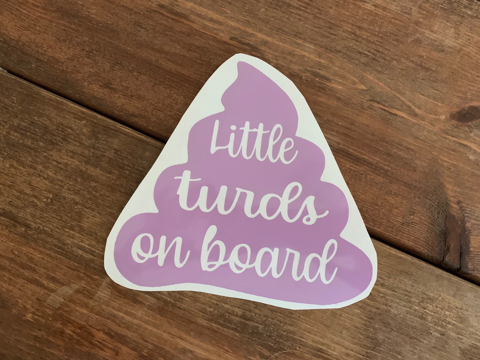 Kids on Board Decal Poop Emoji Decal Funny Mom Decal Funny - Etsy