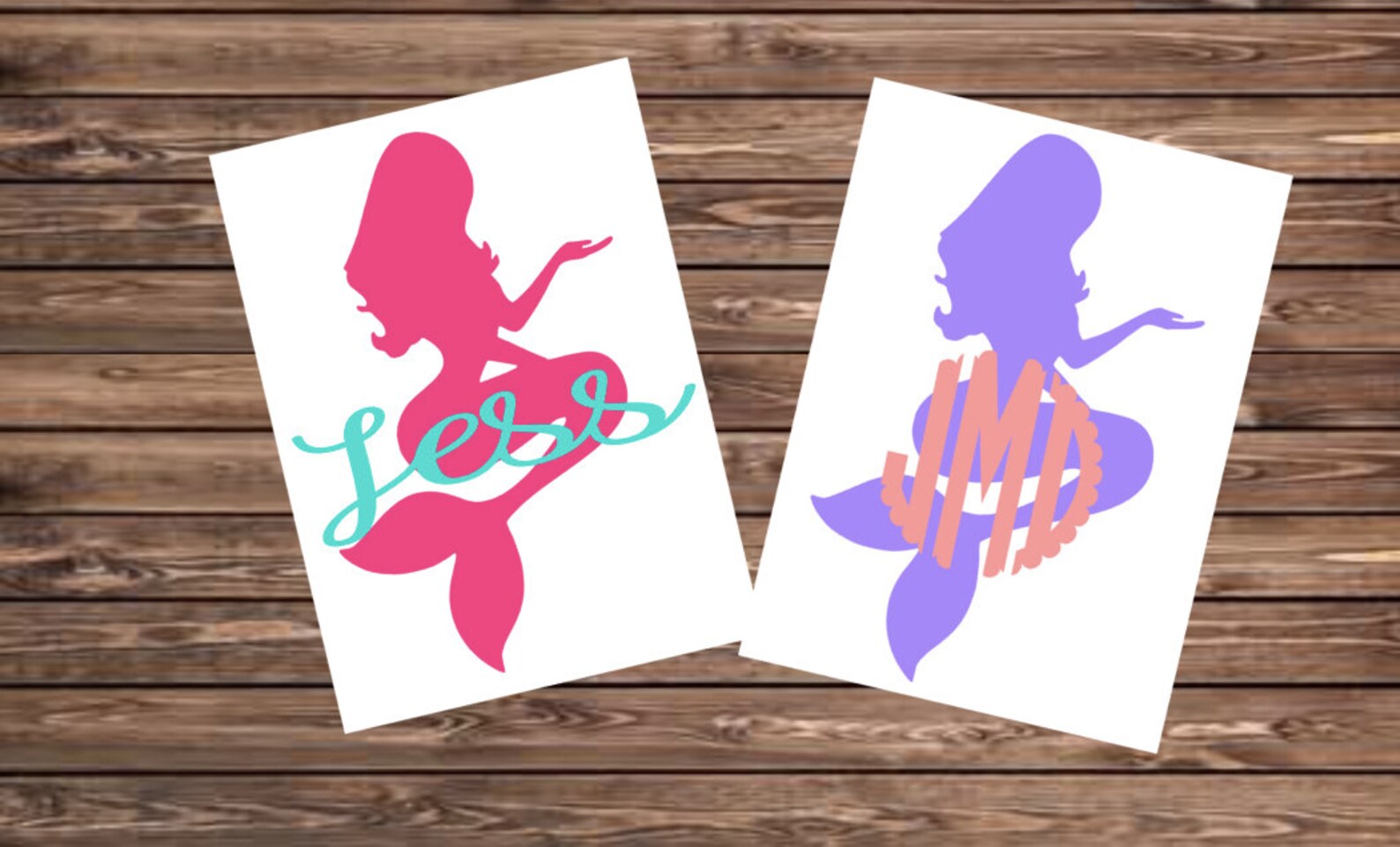 Mermaid Decal Mermaid Vinyl Decal Mermaid Back to School Boho | Etsy