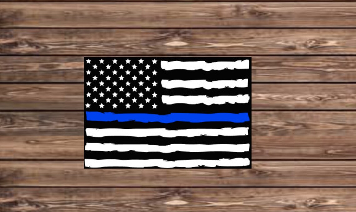 Thin Blue Line Decal Police Decal Blue Lives Matter Blue Line | Etsy