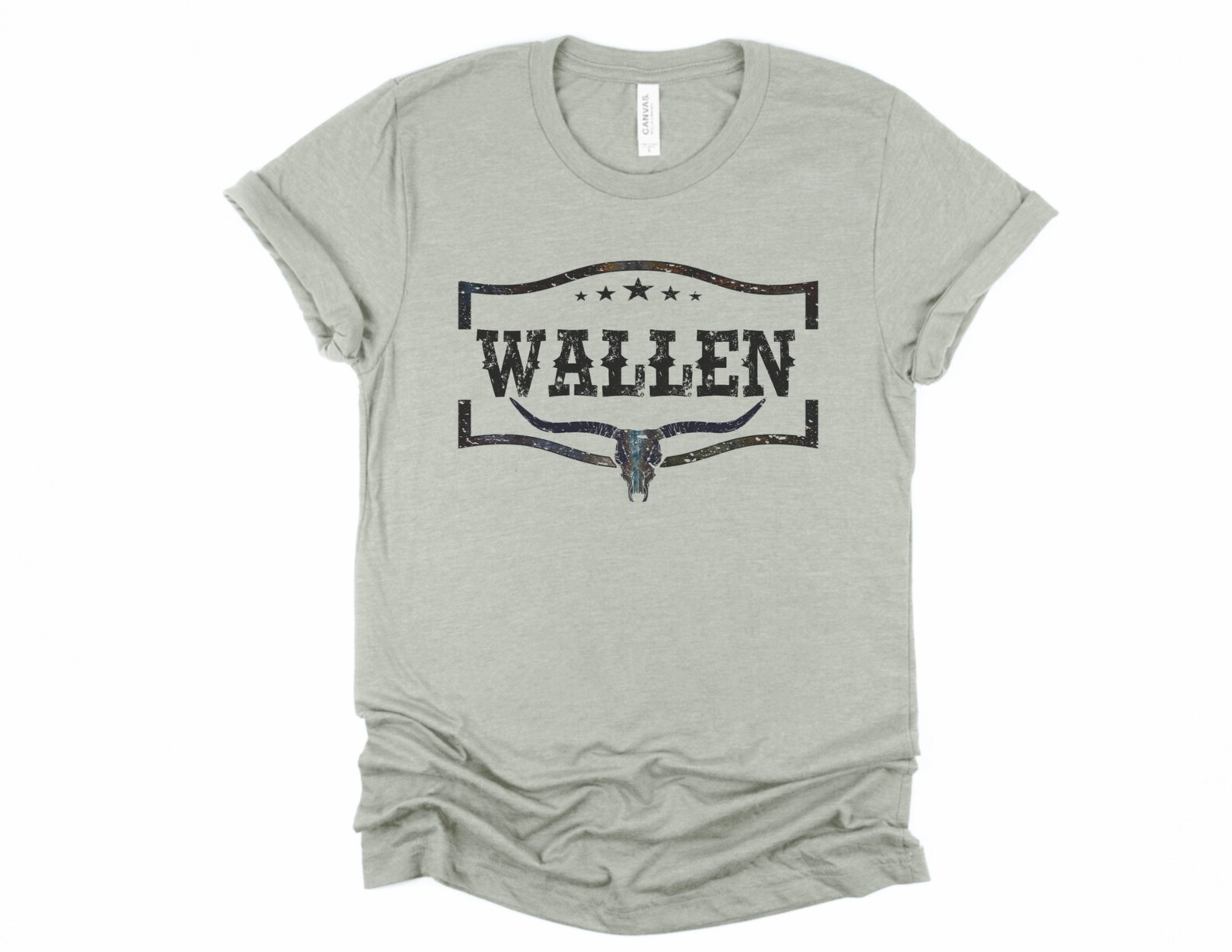 Wallen Shirt Cow Skull Wallen Shirt Country Music Shirt Country Concert ...