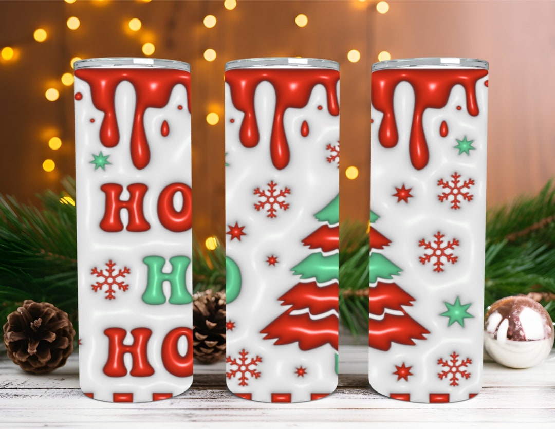 Go Ho ho Ho Gobelet de Noël 3D Gobelet de Noël 3D gonflé Gobelet de ...