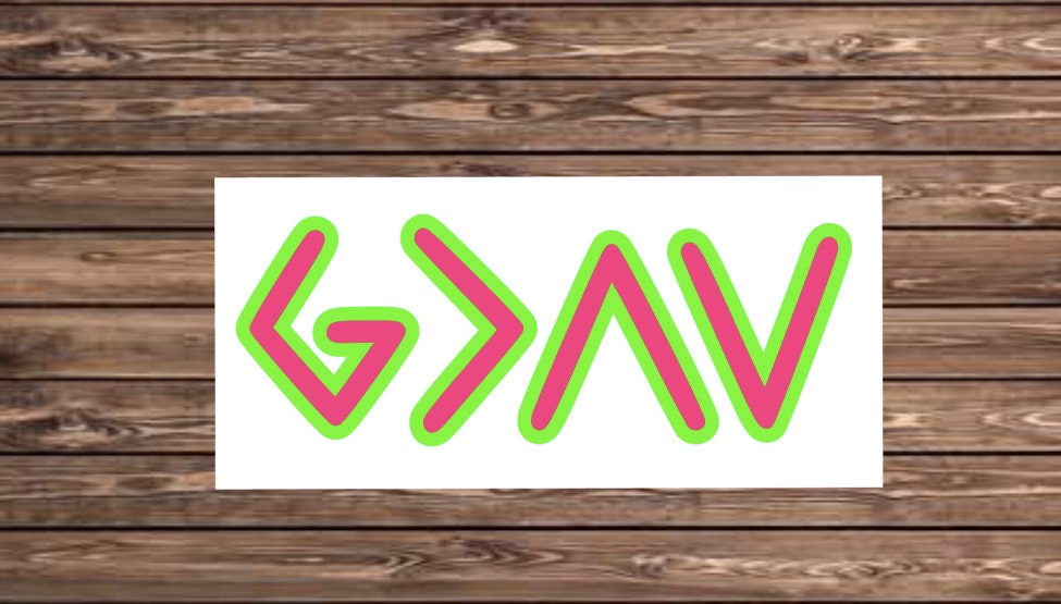 Vinyl Decal Christian Decal God Decal Christian Car Decal Faith Vinyl ...