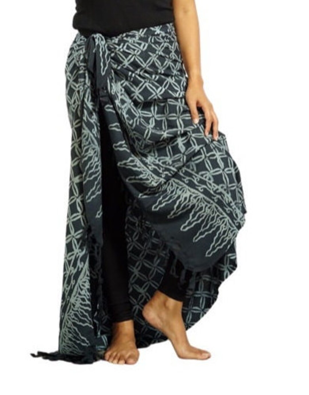 Swim Wrap Sarong Wrap modern Handmade Sarongs Floral Pattern Beach ...