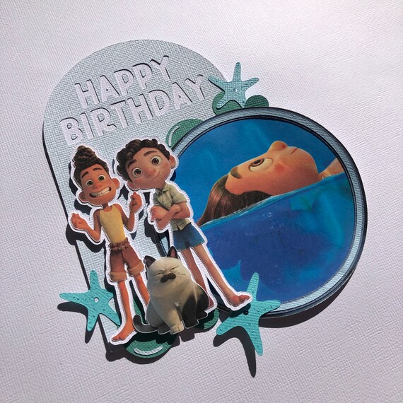 Luca Cake Topper Happy Birthday Luca Themed Cake Topper - Etsy