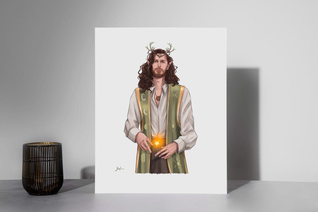 Hozier Art Print Mythical Fae Drawing Fantasy Wall Art Illustration - Etsy