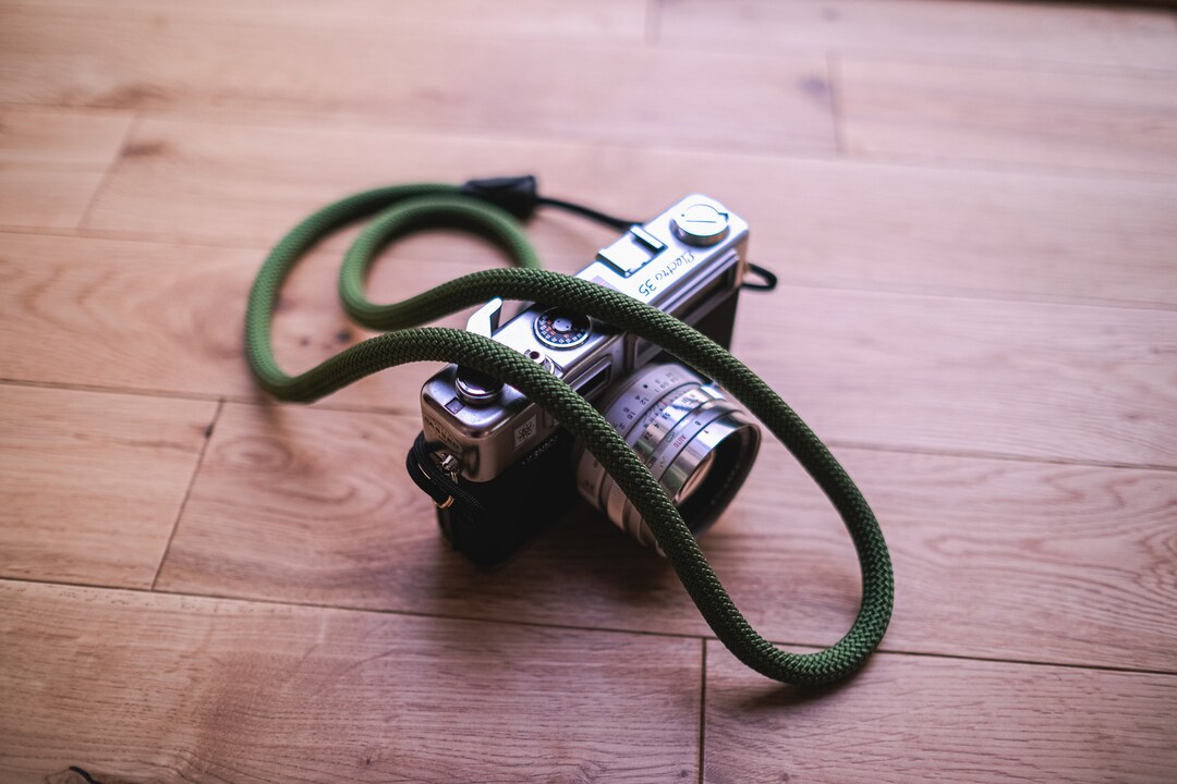 Climbing Rope Camera Strap. forest Green - Etsy