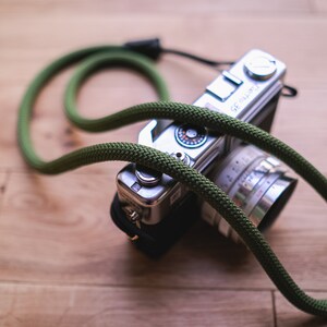 Climbing Rope Camera Strap. forest Green - Etsy