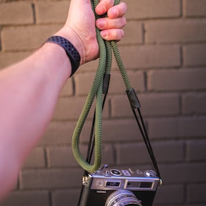 Climbing Rope Camera Strap. forest Green - Etsy