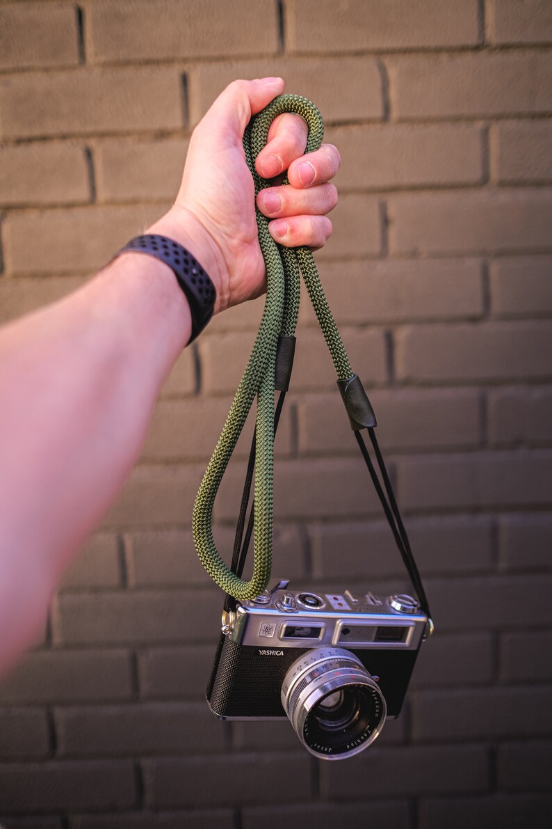 Climbing Rope Camera Strap. forest Green - Etsy